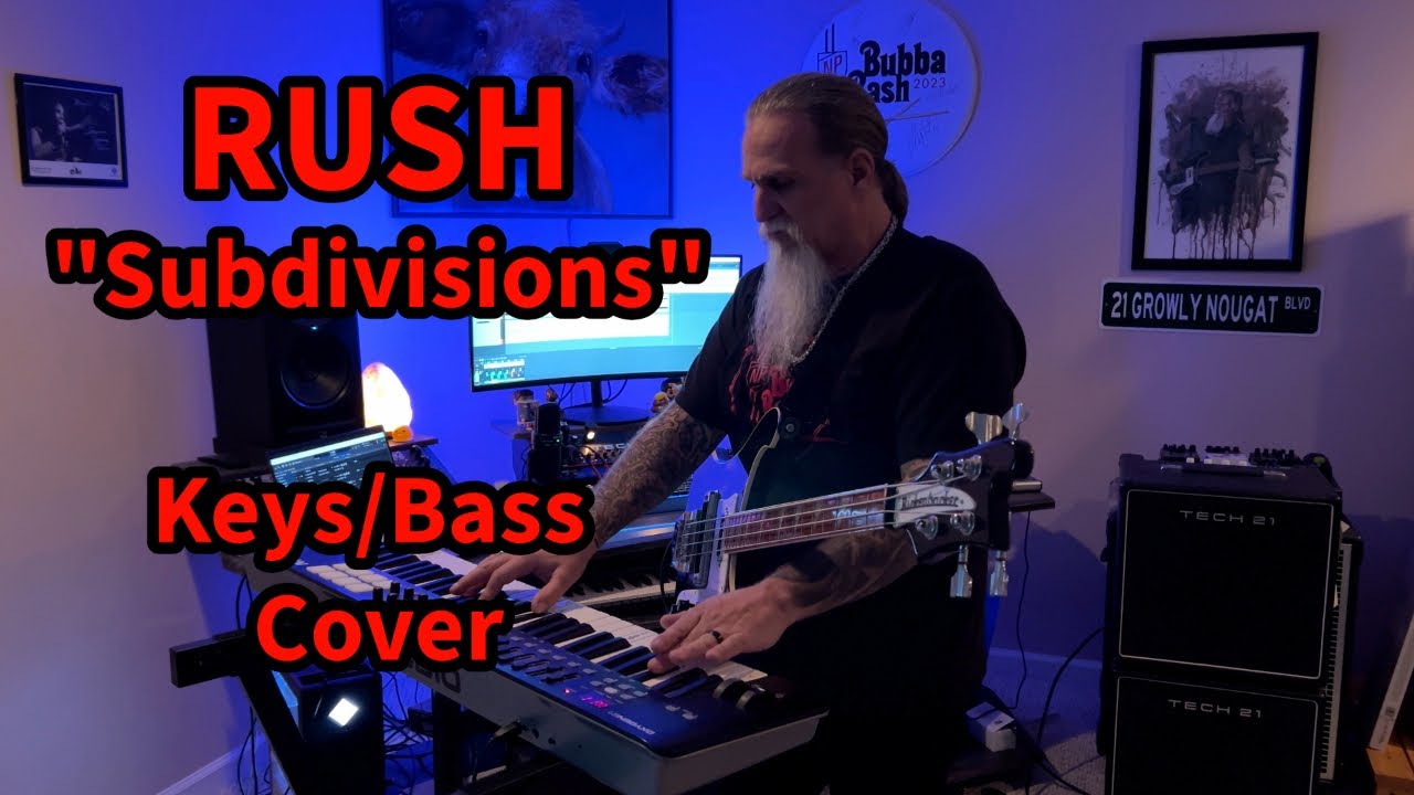 RUSH "Subdivisions" Keys/Bass Cover - YouTube