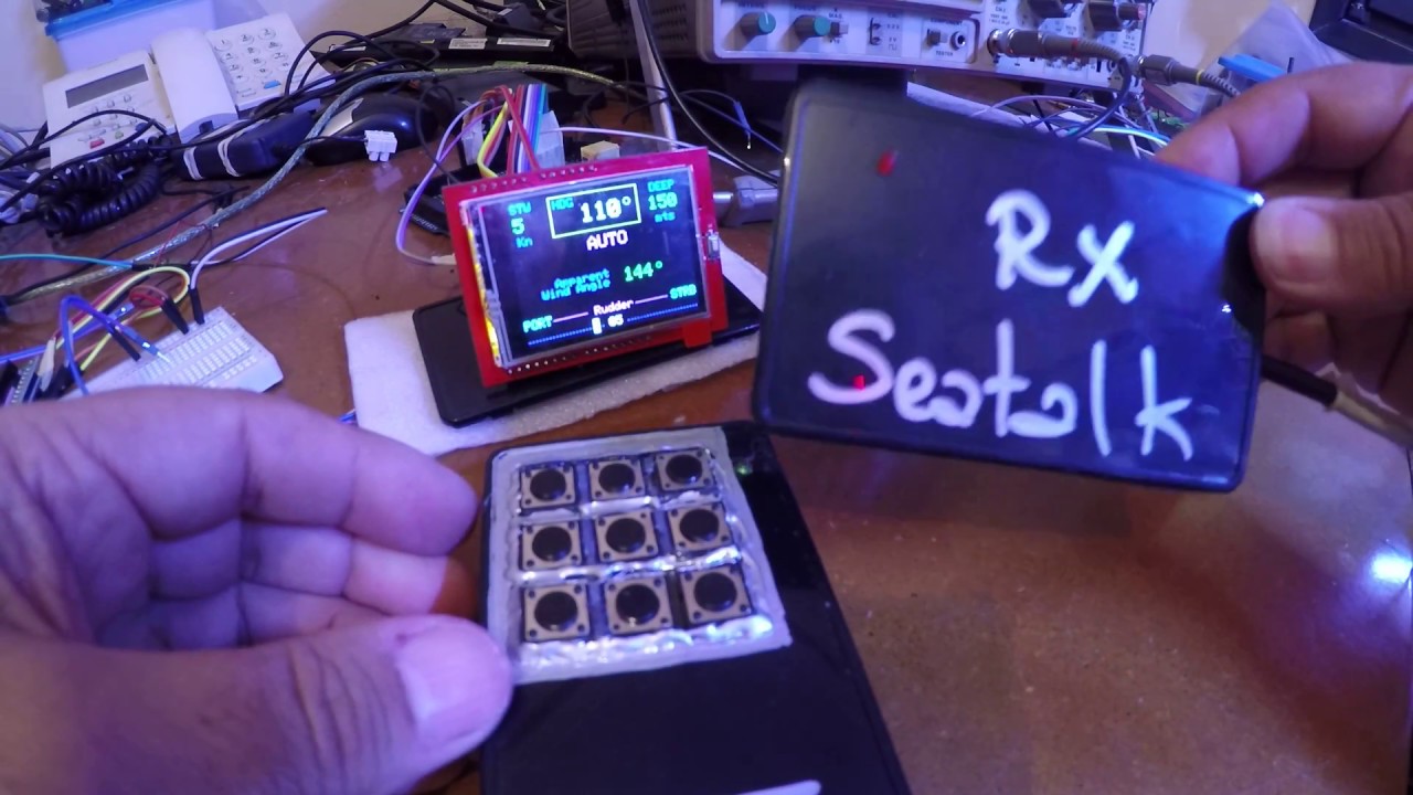 SEATALK WIRELESS REMOTE CONTROL - KEYPAD - YouTube