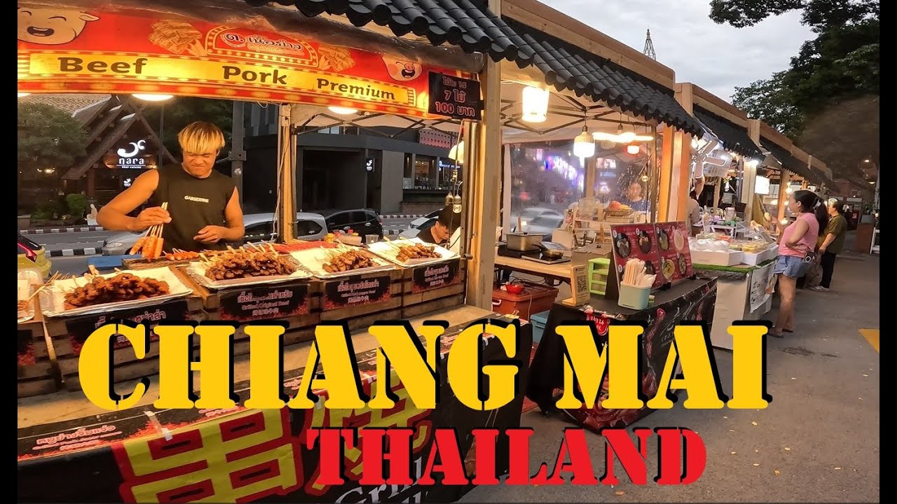 🇹🇭 Walking CHIANG MAI, Thailand: Nimman Road - YouTube