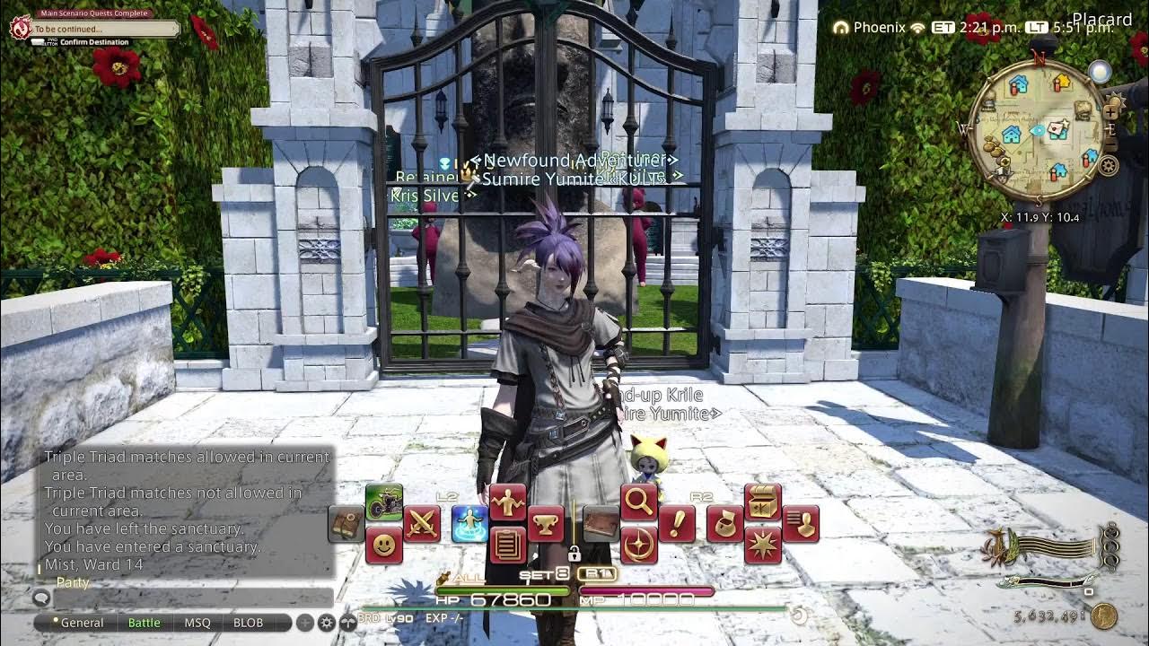 KDB plays Final Fantasy XIV Patch 6.4 The Dark Throne MSQ - YouTube