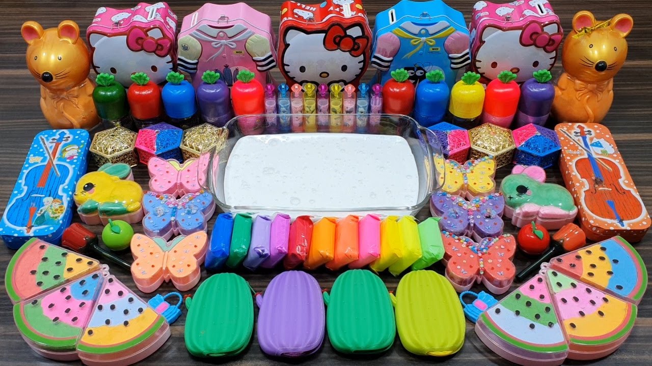 Satisfying with Homemade Slime | Mixing Random Things Into Slime | Ali ...