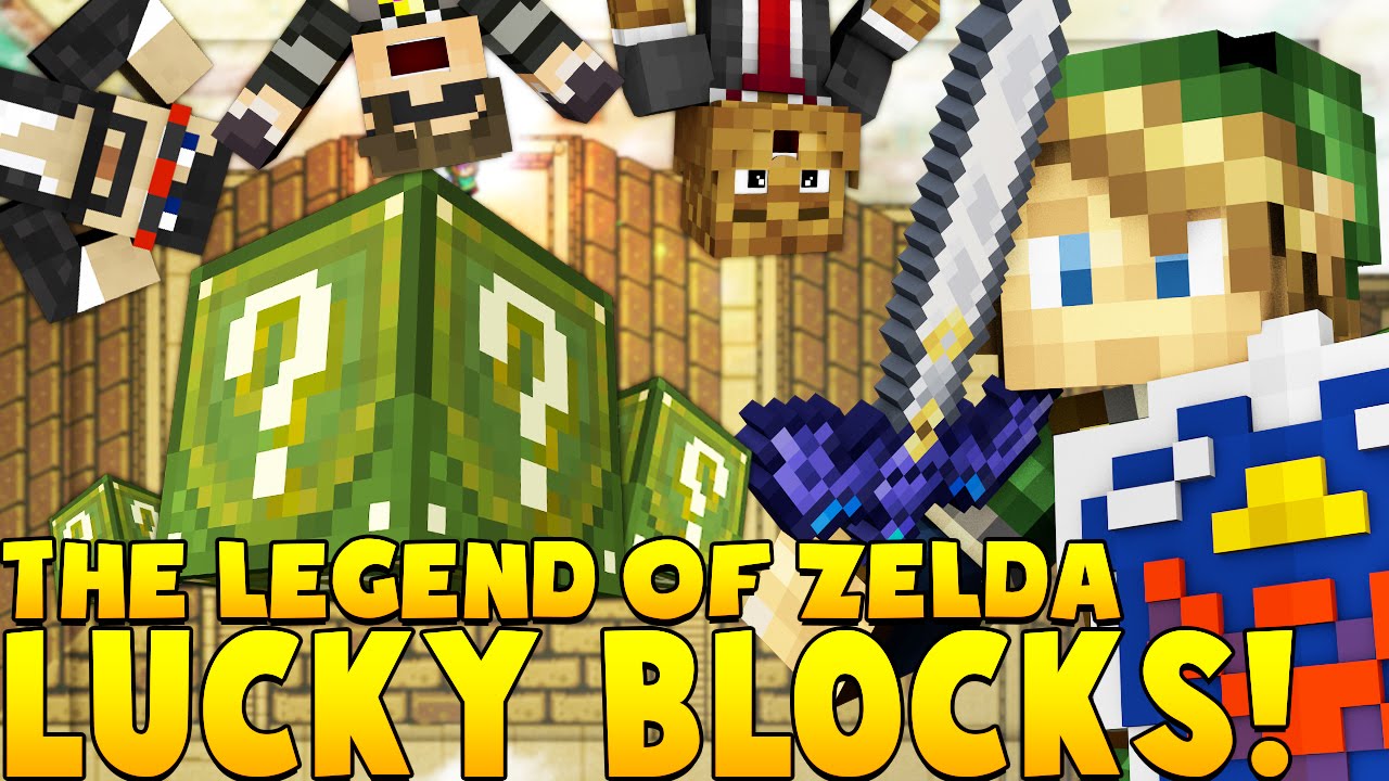 ZELDA LUCKY BLOCK MOD CHALLENGE (GOD SWORDS & SHIELDS) | Minecraft ...