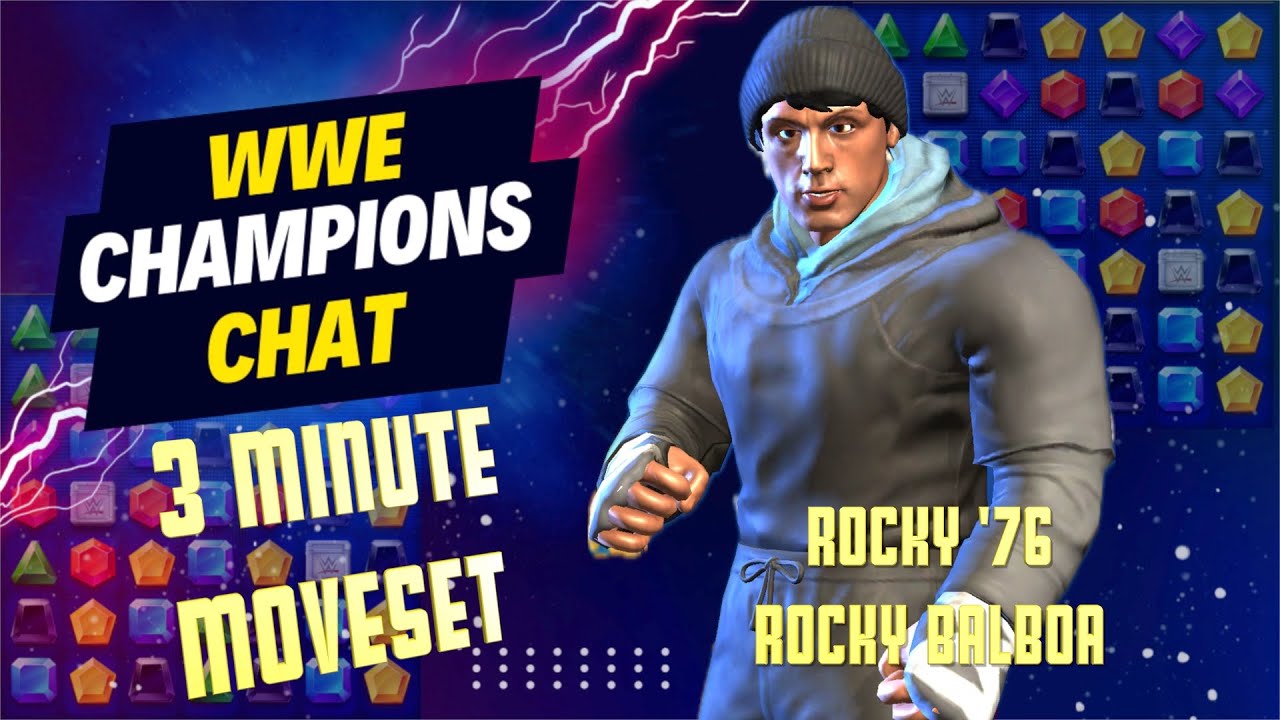 Rocky Balboa Rocky '76 | 3 Minute Movesets | WWE Champions - YouTube