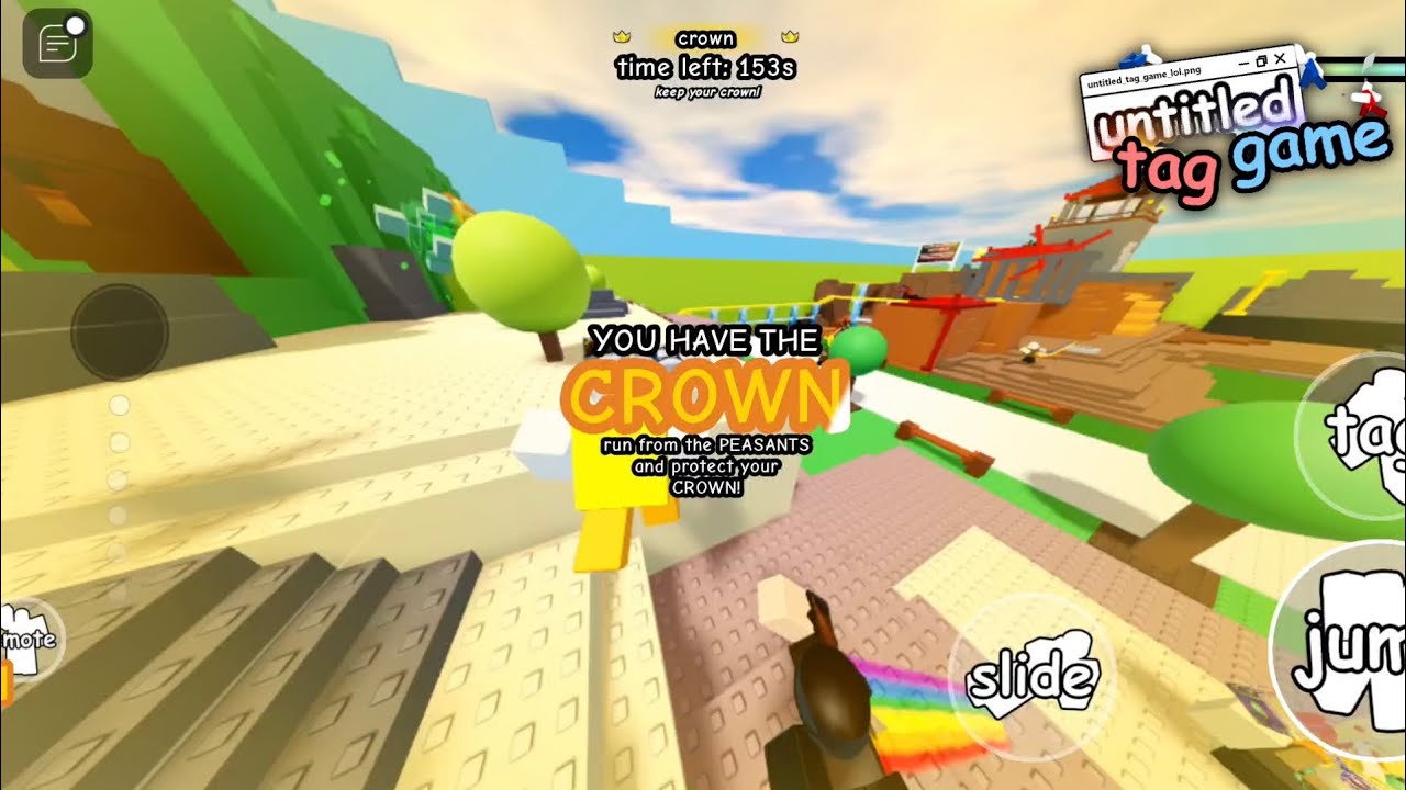 [recode] Untitled tag game crown gameplay on mobile #2 - YouTube