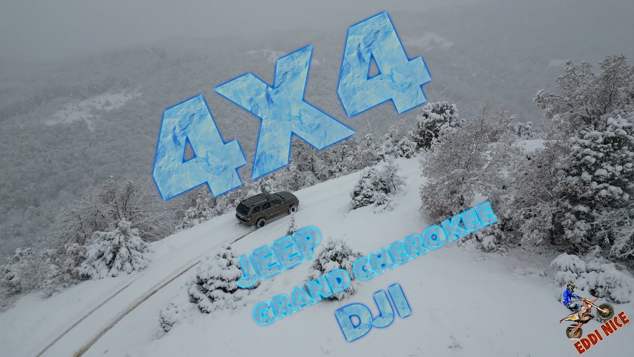 Jeep Grand Cherokee in deep snow - DJI Mavic 4 Pro GPS Active Track - YouTube