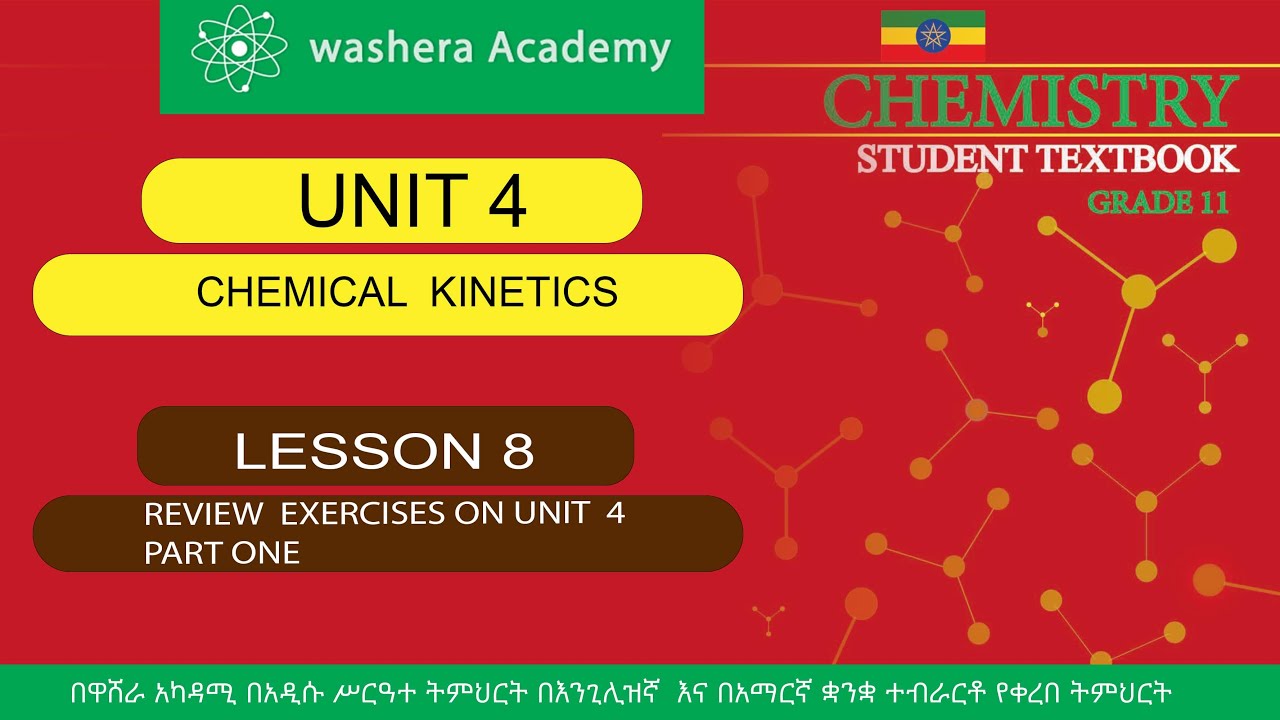 CHEMISTRY GRADE 11 UNIT 4 LESSON 8 REVIEW EXERCISES ON UNIT 4 PART ONE ...