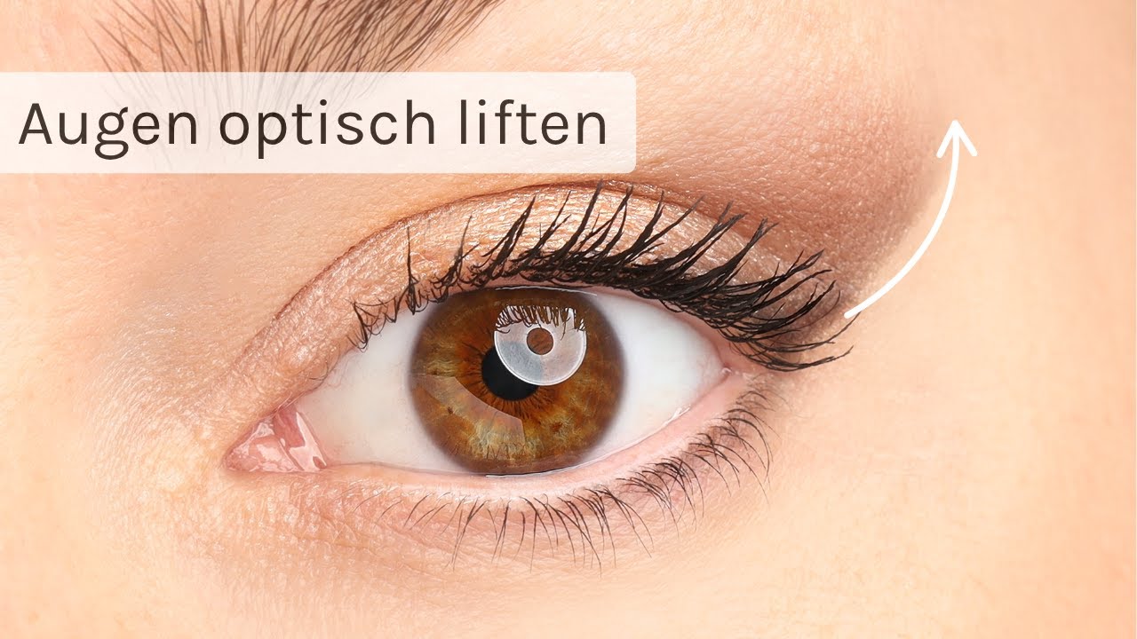 Augen optisch liften - einfacher Eyeshadow Trick für Schlupflider 💫 ...