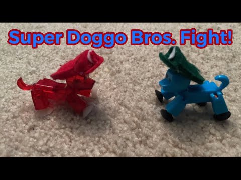 Stikpet Party Shorts: Super Doggo Bros. Fight! #stikbot #stikpet - YouTube