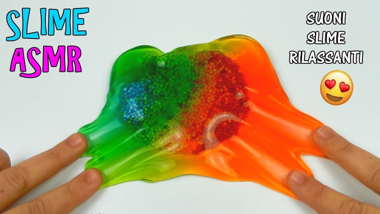 SLIME ASMR! SUONI SLIME RILASSANTI! (SLIME MOST SATISFYING SOUNDS ...