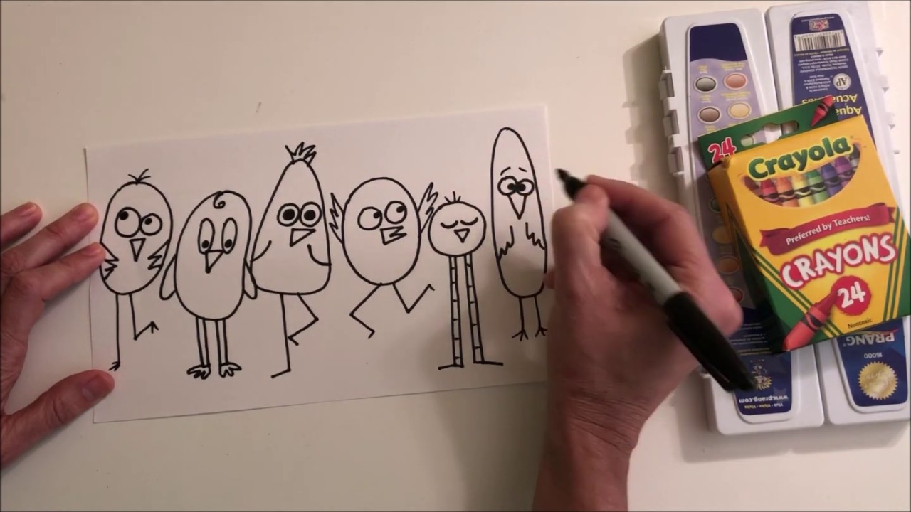 Color Wheel Birds - YouTube