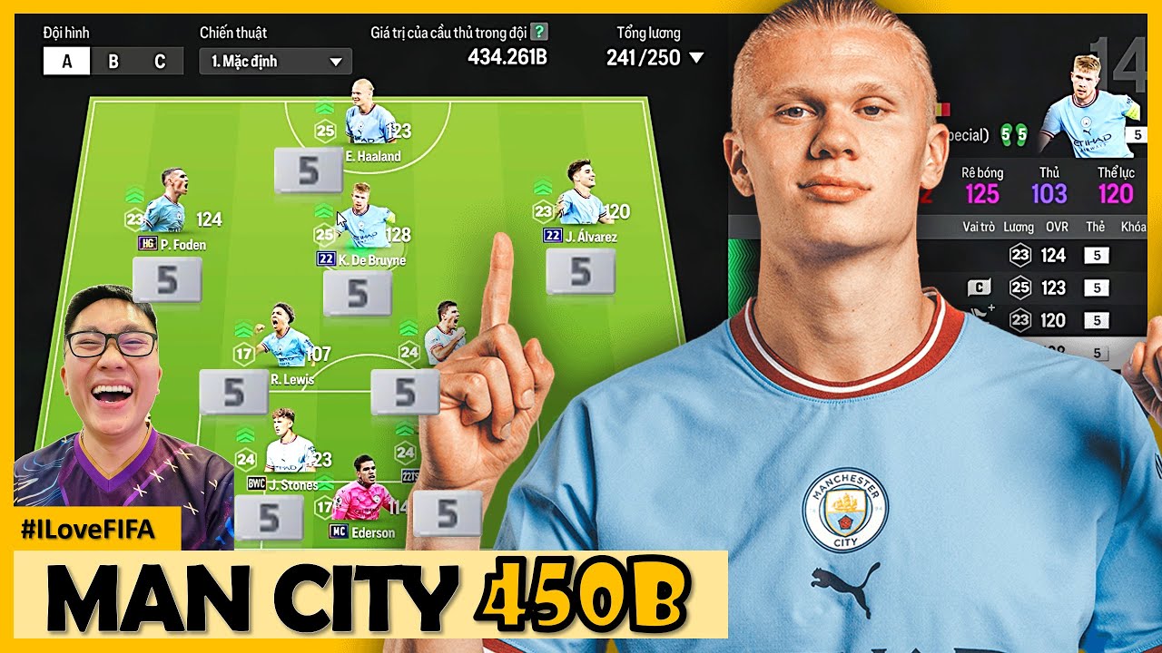 Cầm 450 Tỷ I Love Build Team Color MANCHESTER CITY Áo Xanh Cực Mạnh Với ...