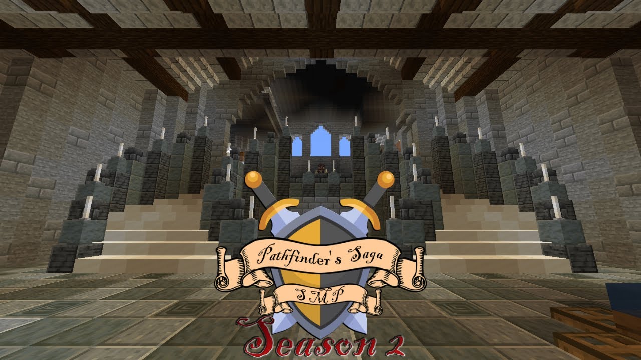 Entrance to the Castle Keep and a start on the hallways Pathfinder's Saga SMP Season 2 # ...