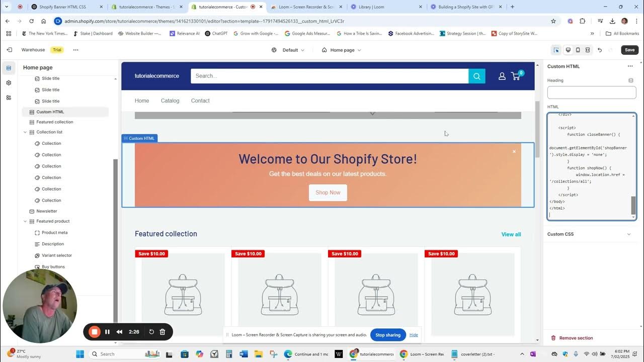 Introduction to Using ChatGPT for Shopify Banners (HTML, CSS & JavaScript) - YouTube