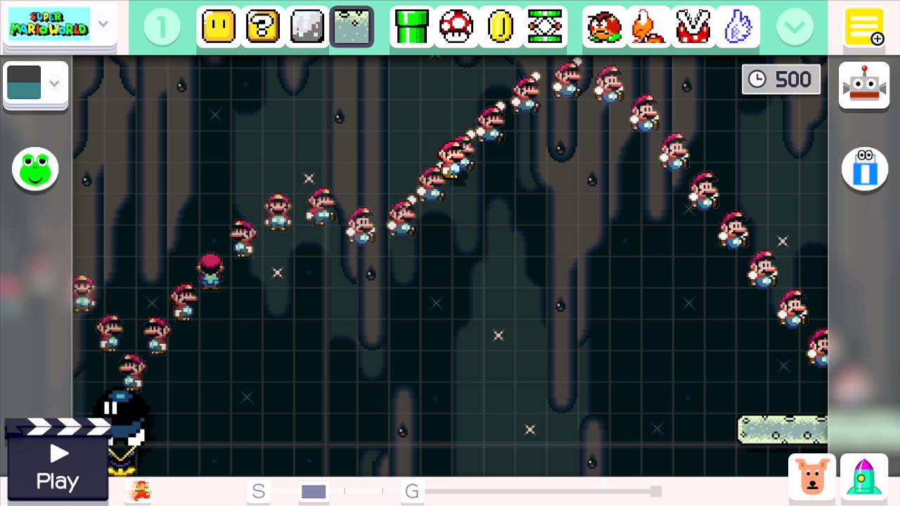 Super Mario Maker - Spin jump to mid-air shell jump - YouTube