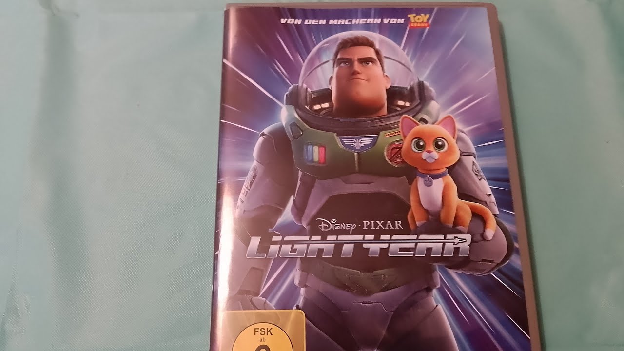 Disney Pixar Lightyear DVD unboxing - YouTube