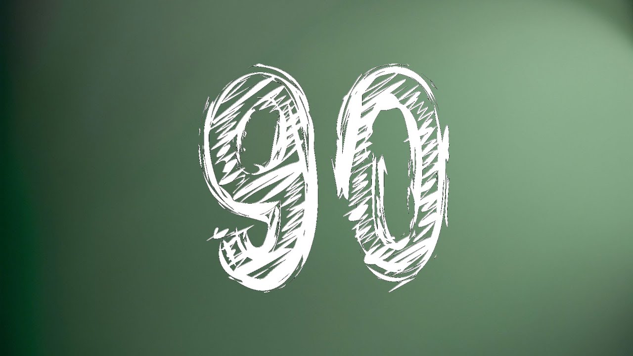 Green Chalkboard 90 seconds Countdown Timer - YouTube