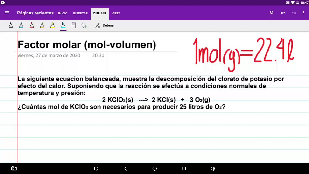 Factor molar mol-volumen - YouTube