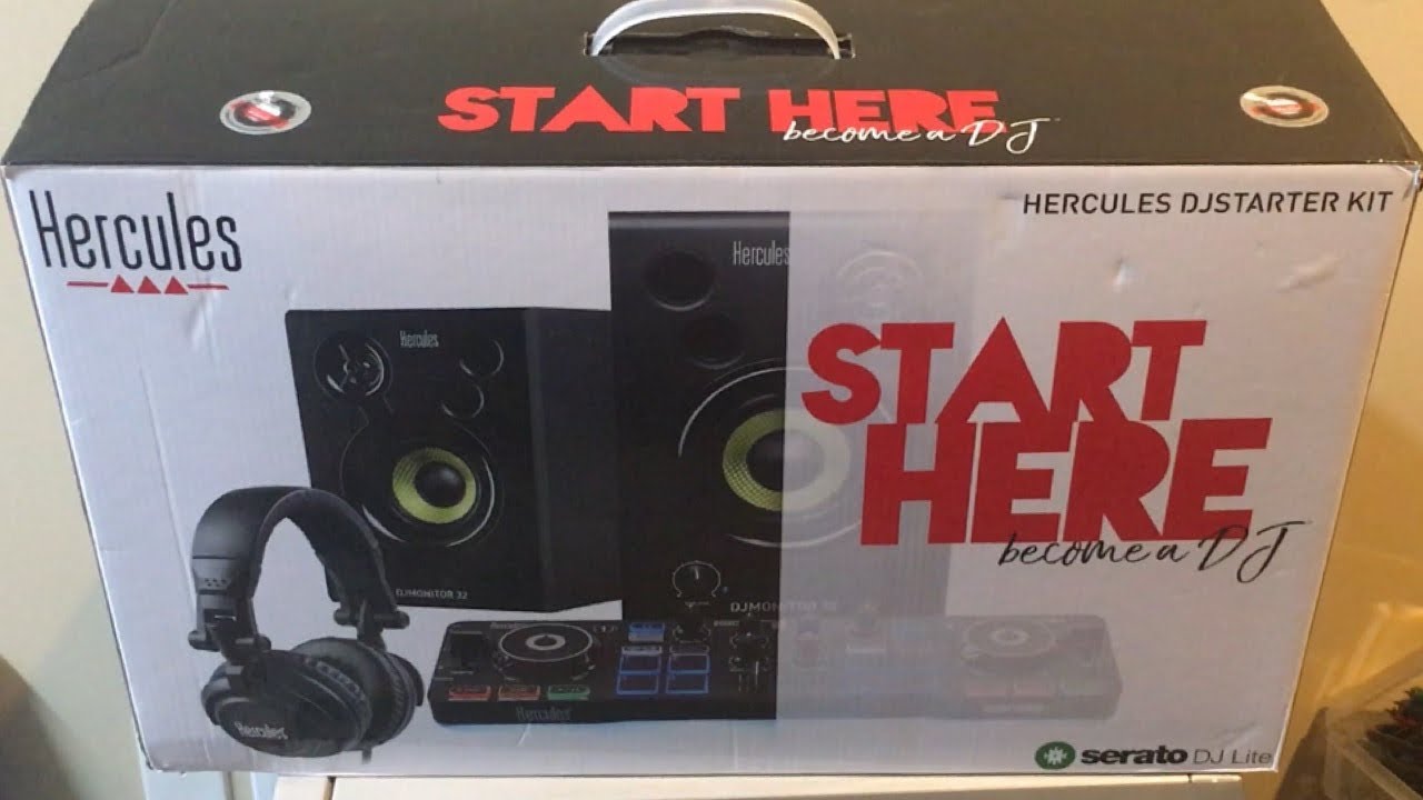Hercules DjStarter Kit Unboxing - YouTube