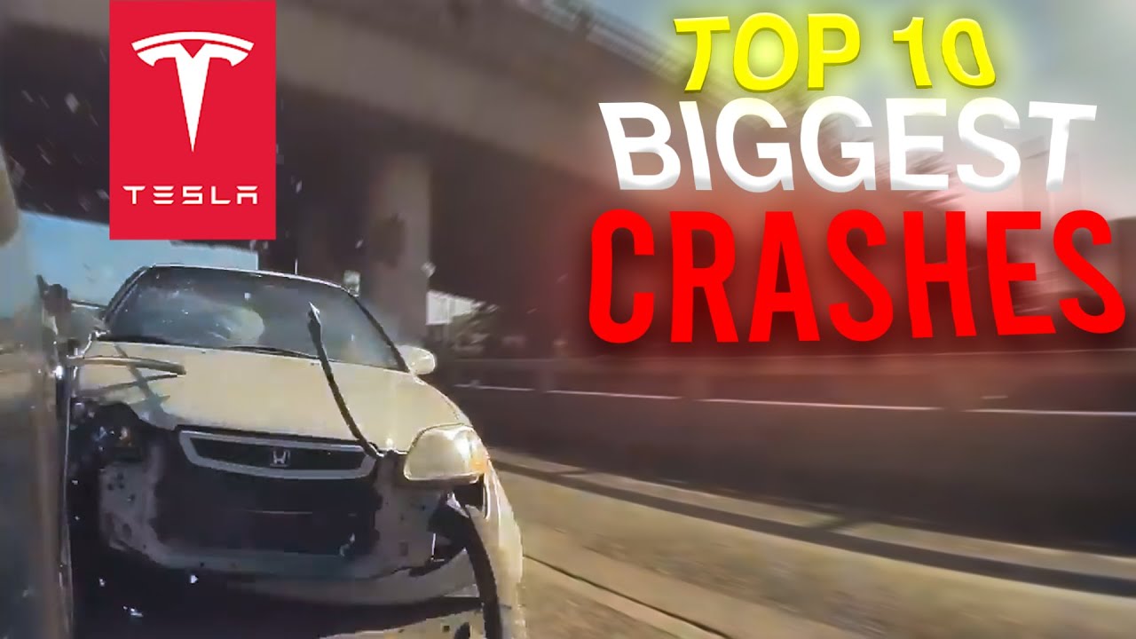 TOP 10 BIGGEST TESLA CAR CRASHES OF 2021 - YouTube