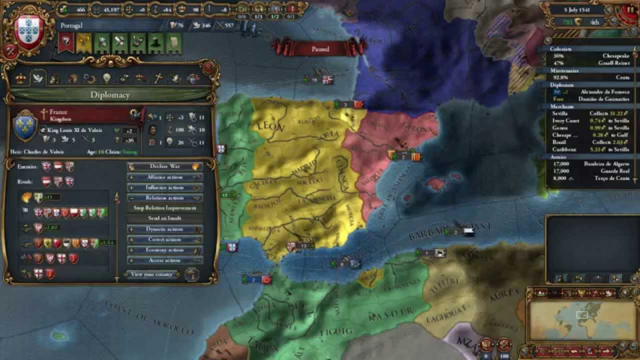EU4 Portugal ep14 - India for Free - YouTube