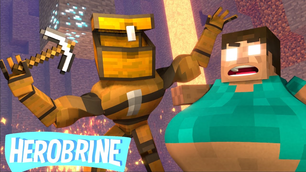CURSED CHEST | Funny Herobrine Life | Minecraft Animation - YouTube