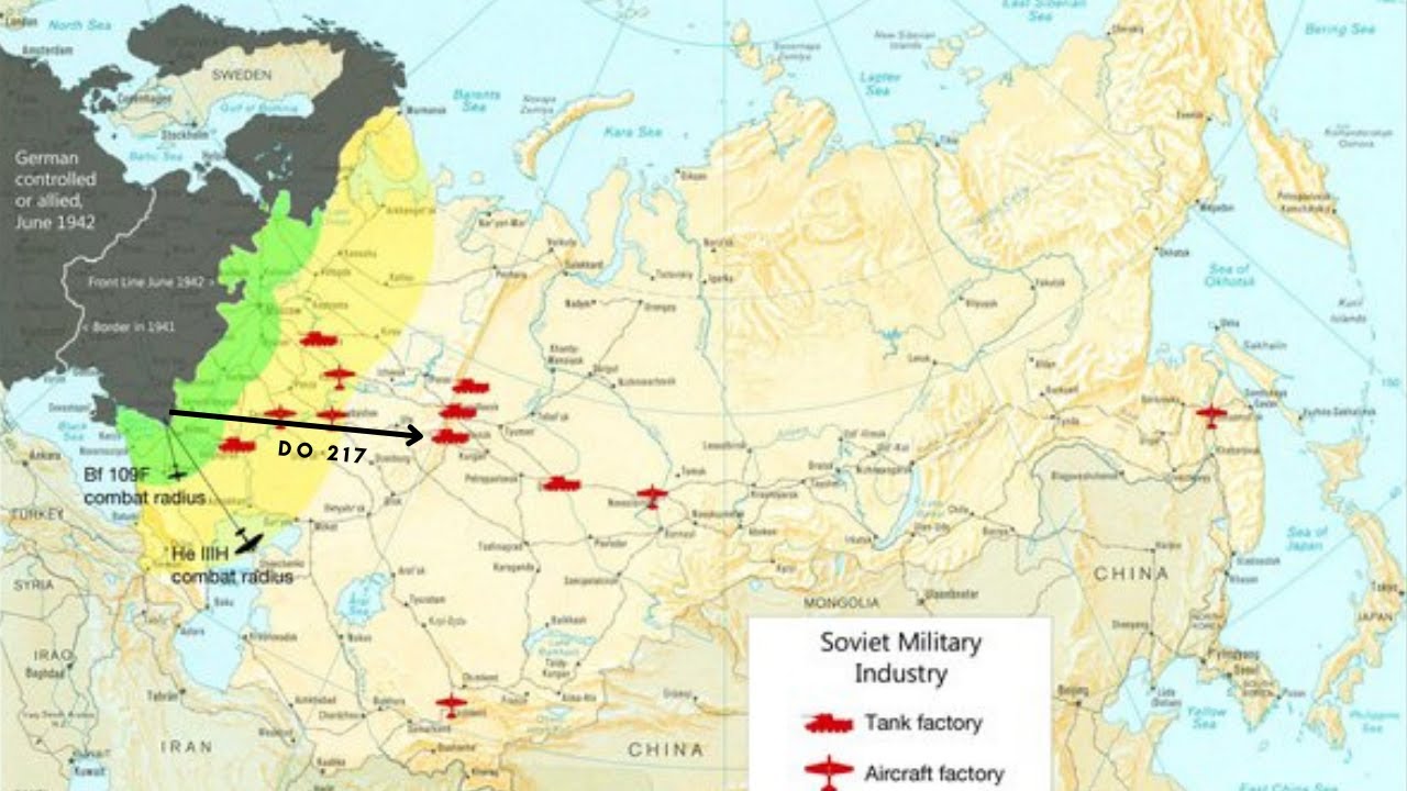 Luftwaffe couldn’t reach Soviet Tank Factories in the Ural – NOT True ...