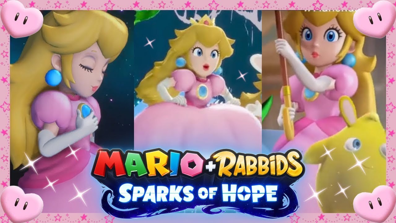 ♥New Princess Peach Scenes in Mario + Rabbids Sparks Of Hope♥ - YouTube