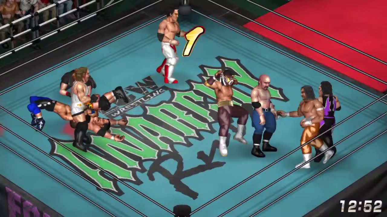 Fire Pro Wrestling World PS4 - ECW: Final 8 Way Battle Anarchy - YouTube