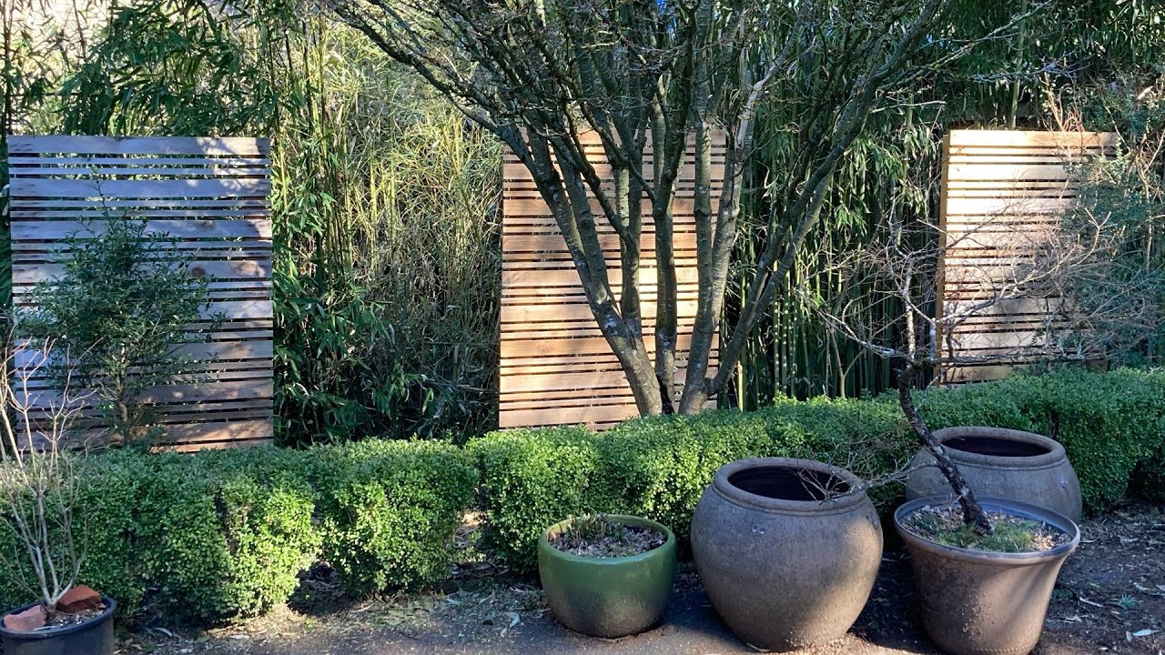 Perfect Simple Outdoor Project Cedar Fence / Screen - YouTube