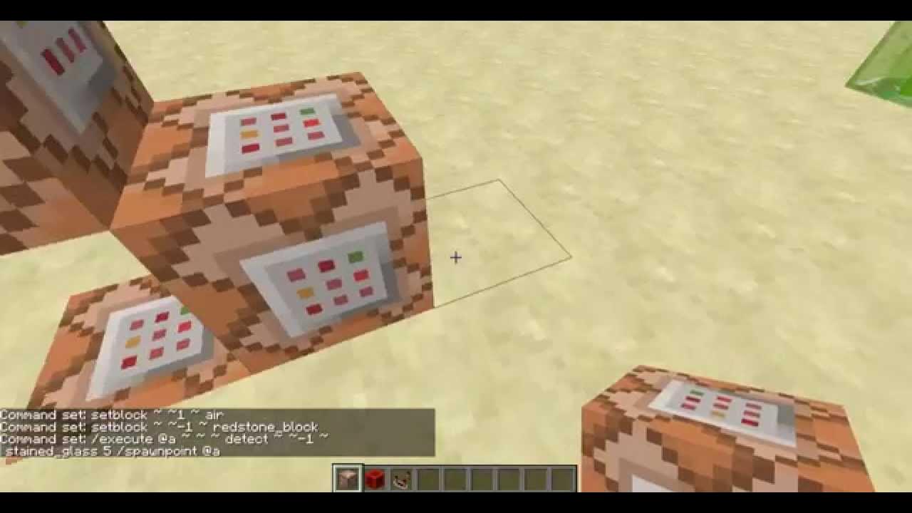 Command Block tutorial: simple checkpoint system for adventure maps - YouTube