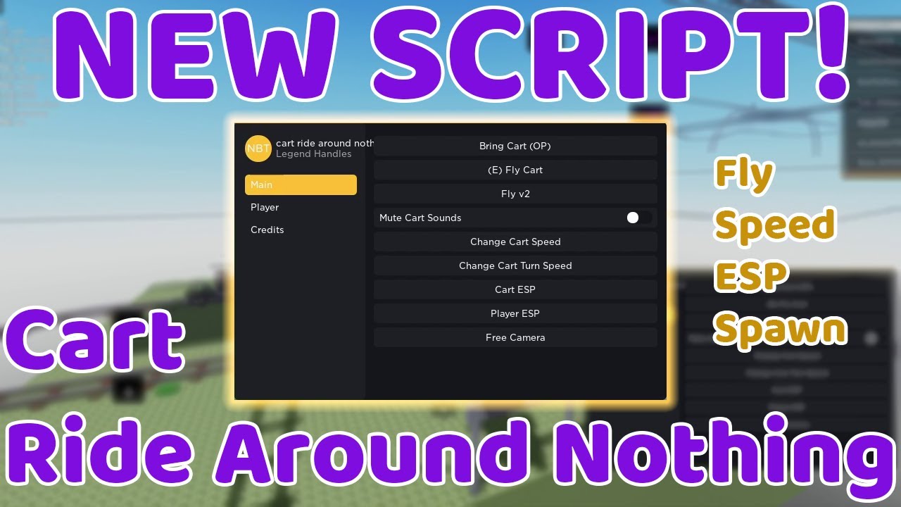 Cart Ride Around Nothing Script HACK GUI | Cart Speed, Super Fly & MORE! | FREE | (*PASTEBIN ...