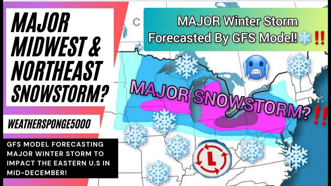 Major Midwest & Northeast Snowstorm Next Week? - YouTube