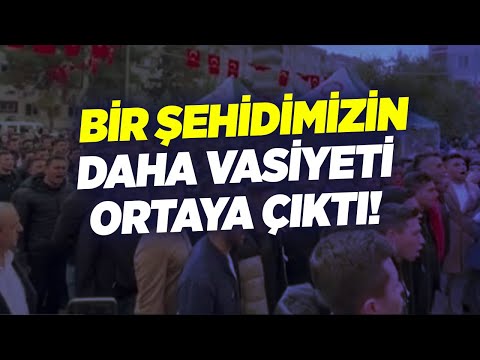 Bir Şehidimizin Daha Vasiyeti Ortaya Çıktı! | KRT Haber