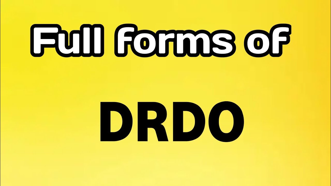 Full forms of DRDO || DRDO ka full form || matribhasha || मातृभाषा ...