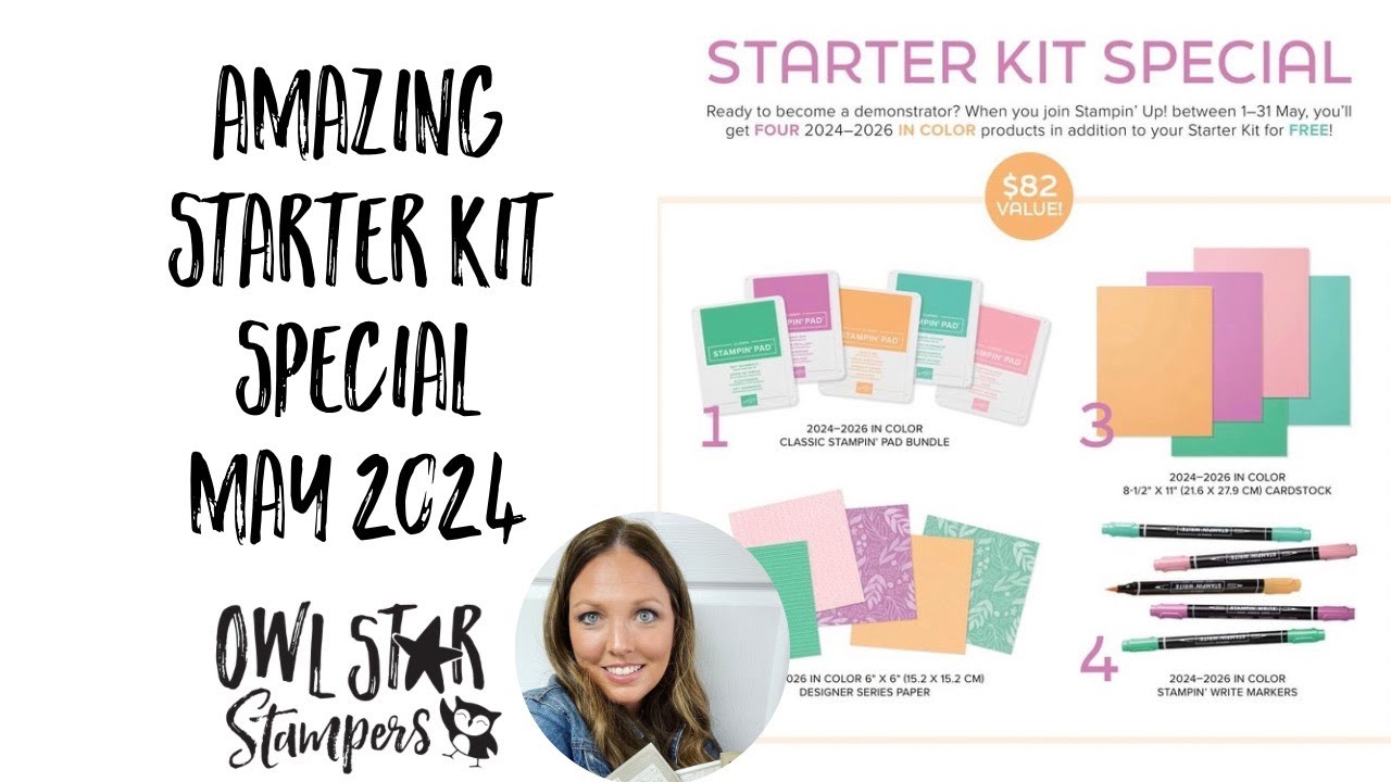 Stampin’ Up! Starter Kit Special: Get $82 of New In Color Products When You Join In May 2024 ...