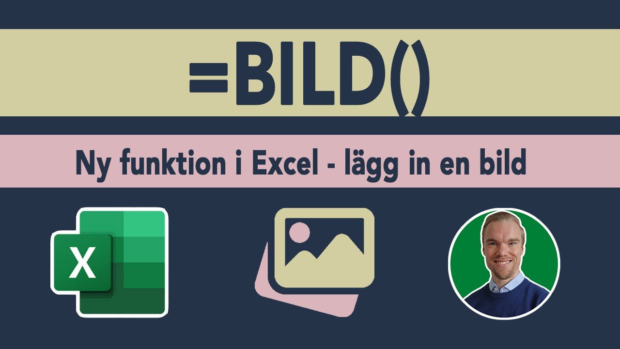 Excel - BILD - Ny funktion för bild direkt i cell! - YouTube