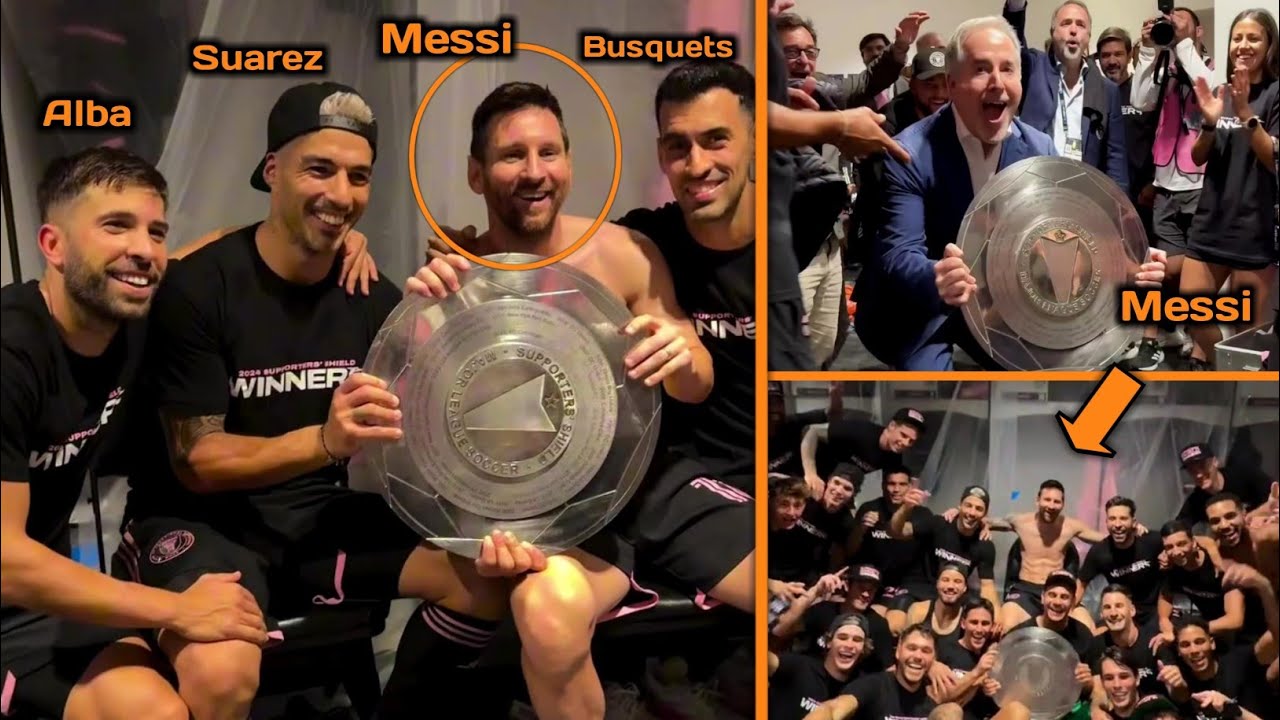 Inter Miami And Messi Insane Dressing Room Celebration 🔥🔥 - YouTube