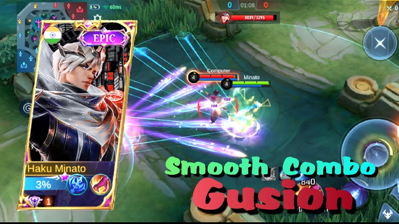Top India Gusion | Smooth Combo Gameplay | Minato Gaming - YouTube