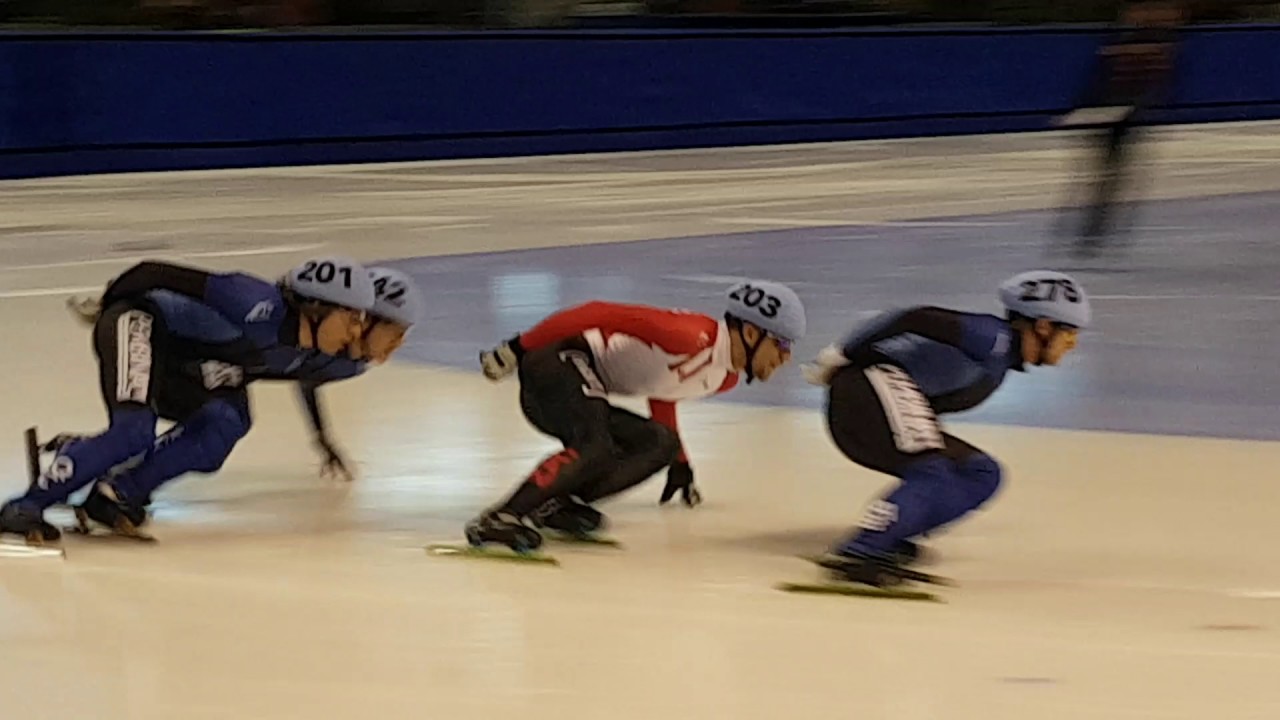 1000m A Mens Finals Short Track Calgary Olympic Oval - YouTube