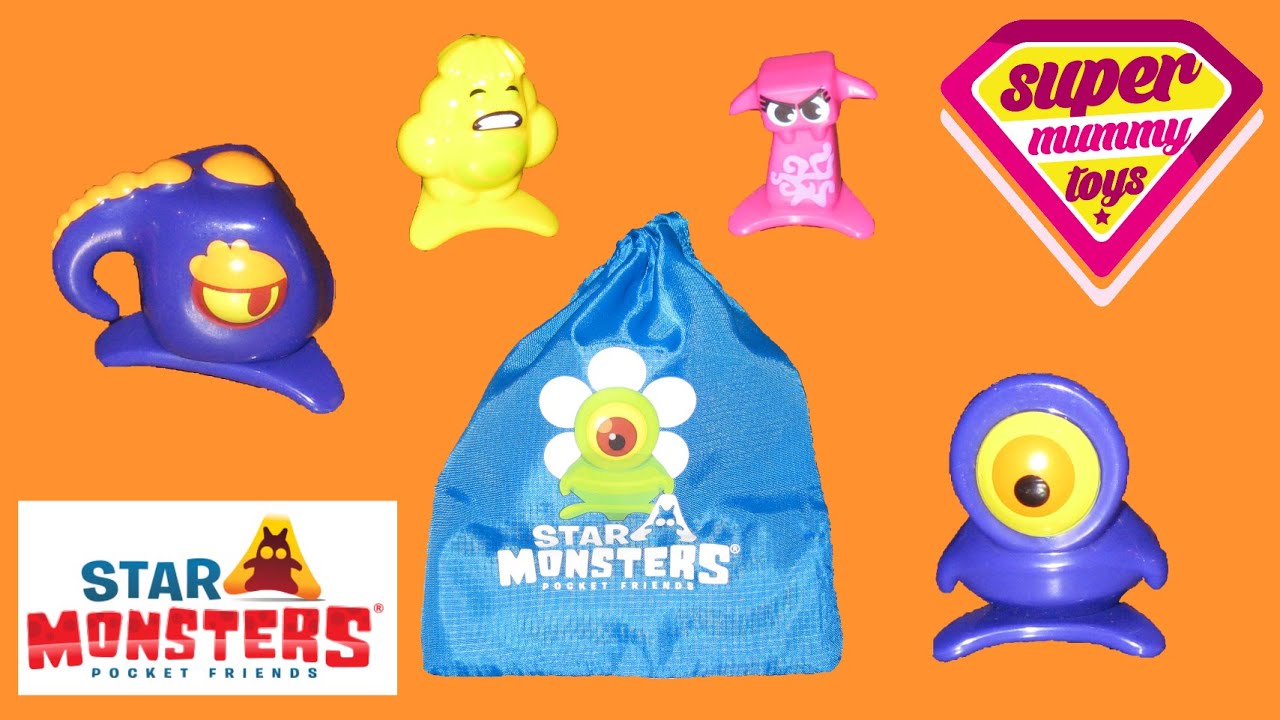 Star Monsters Pocket Friends Bag and Mini Capsules Blind Bags Series 1 ...