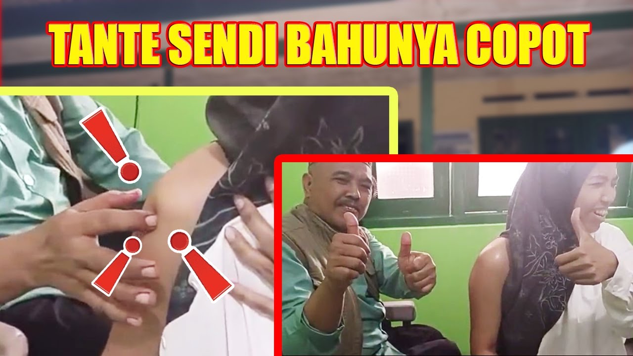 tante sendi bahunya copot !!! - YouTube