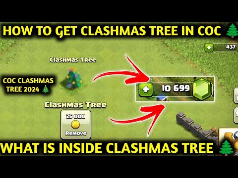 How To Get CLASHMAS TREE In Coc 🎄 What is Inside CLASHMAS TREE in coc 🎄 ...