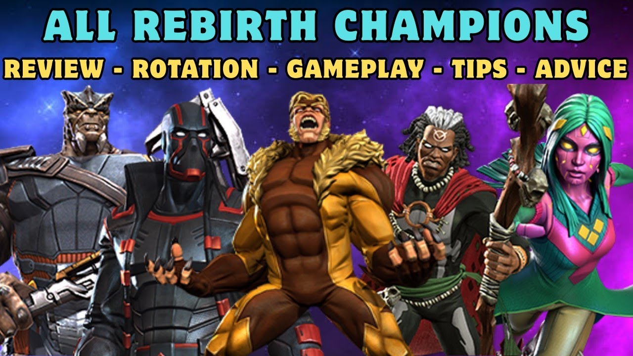 All Rebirth Champions Gameplay | Review - Rotations - Ranking Useful to ...