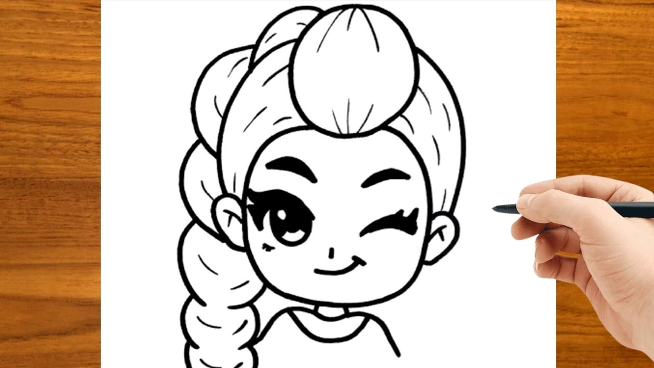 KPop Demon Hunters Rumi Drawing - How to Draw Rumi - KPop Demon Hunters ...