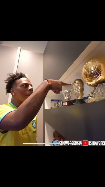 ishowspeed touches Ballon'dOr - YouTube