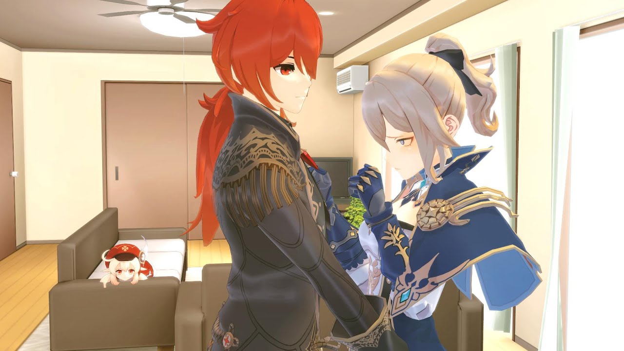 [MMD Genshin Impact] Let me go already! (Diluc x Jean) - YouTube