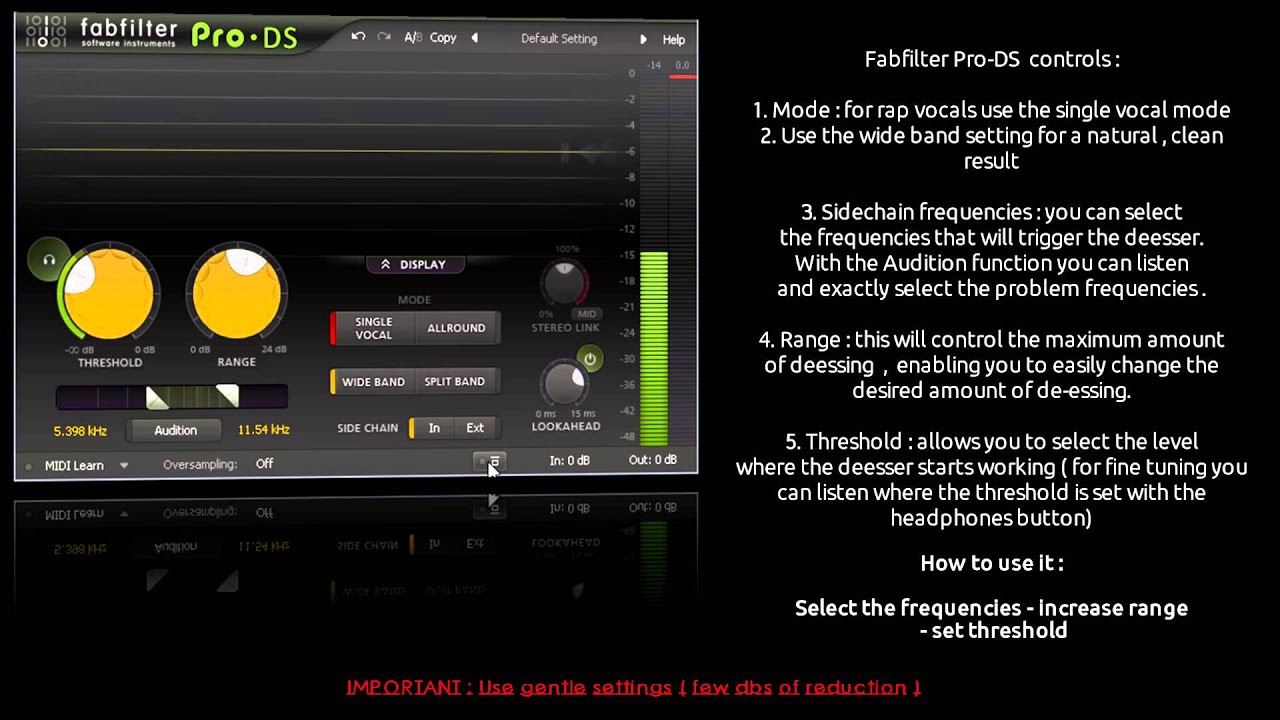 Mixing Rap Vocals | De-essing | FabFilter Pro-DS | 2 minutes Mixing Tip ...