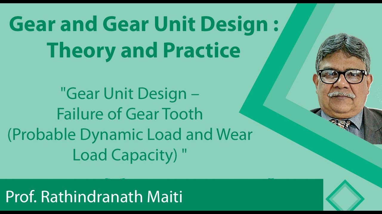 LECTURE 13 Gear Unit Design â€“ Failure of Gear Tooth (Probable Dynamic ...