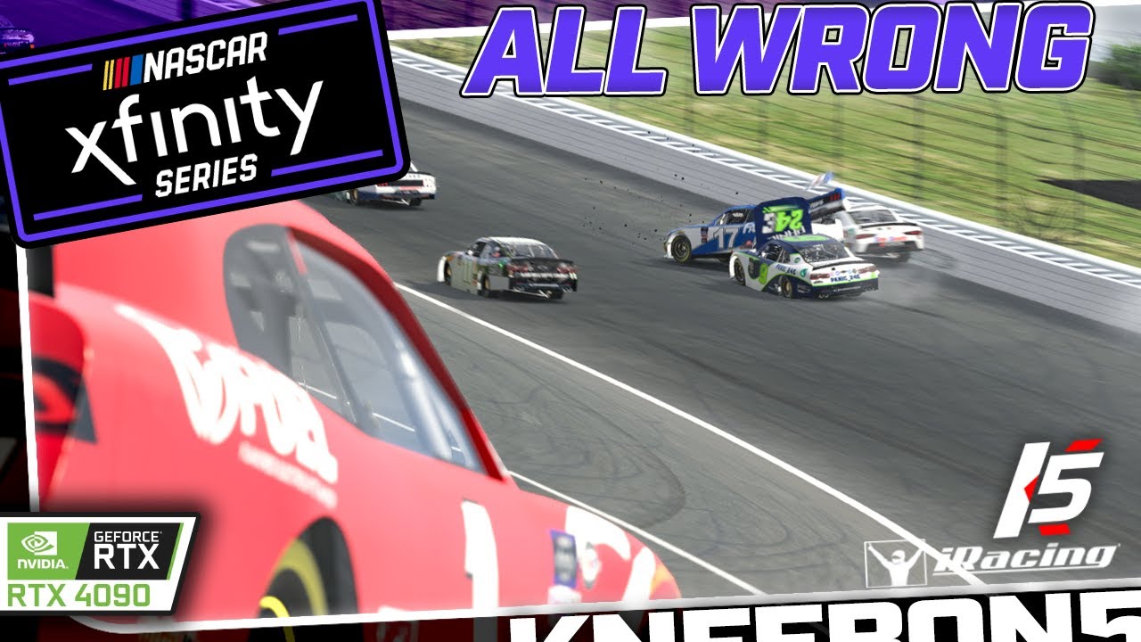 Xfinity Series - Kansas Speedway - iRacing NASCAR - YouTube