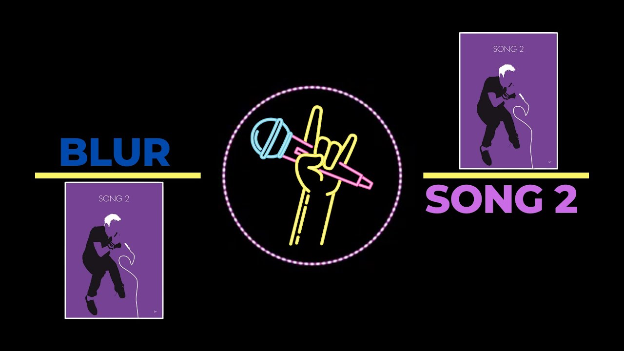 Song 2 LIVE - BLUR (Lyrics Video) - YouTube